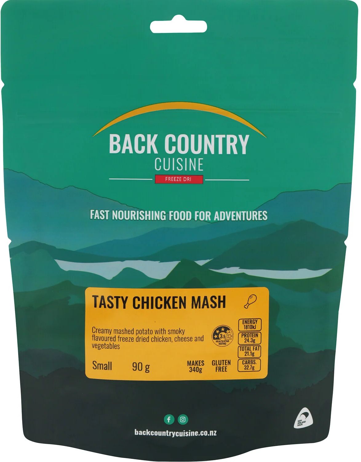 Back Country Cuisine Tasty Chicken Mash — Alpsport